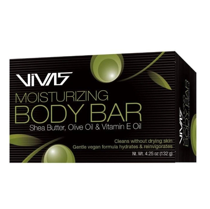 4.25 OZ MOISTURIZING BODY BAR WITH SHEA BUTTER OLIVE OIL & VITAMIN E O ...